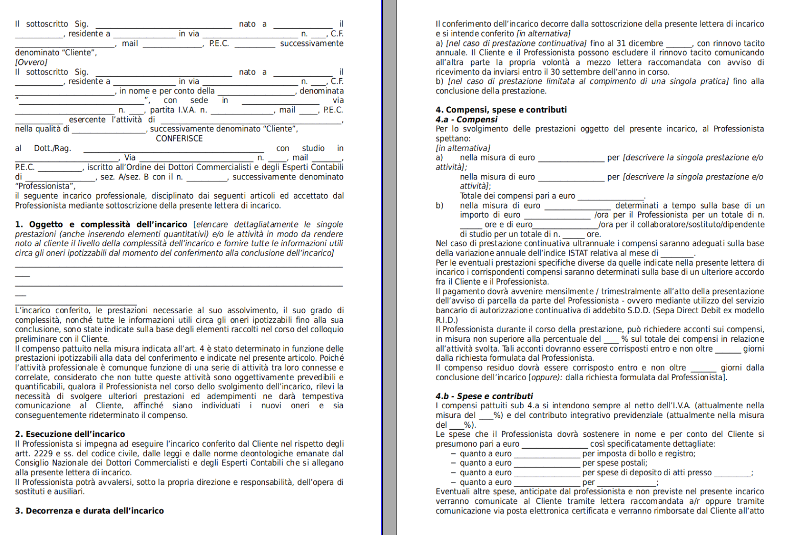 Lettera di Incarico Generica - Fac Simile Word e PDF e Guida alla ...